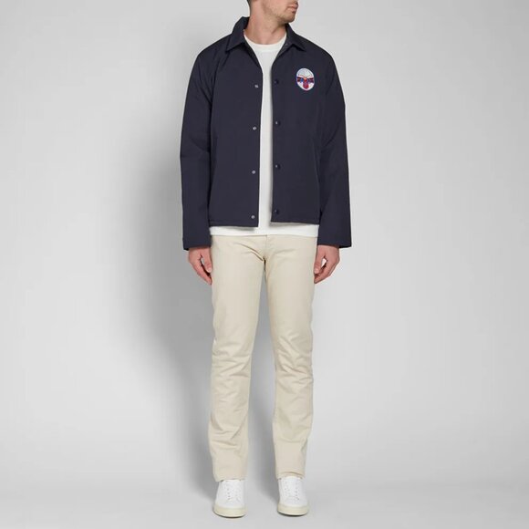 A.P.C. | Jackets & Coats | Nwot Apc Blouson Saul Jacket Dark Navy S ...